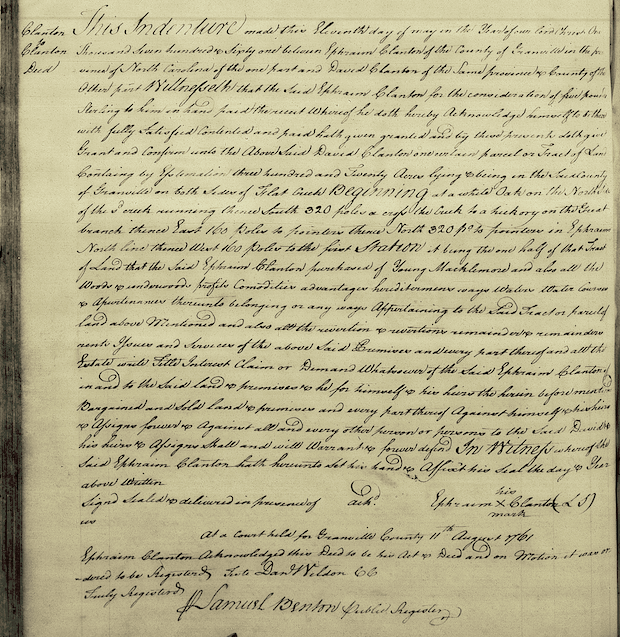 The Children of Dennis Linchey/Lindsey (abt. 1700-1762): Elizabeth ...