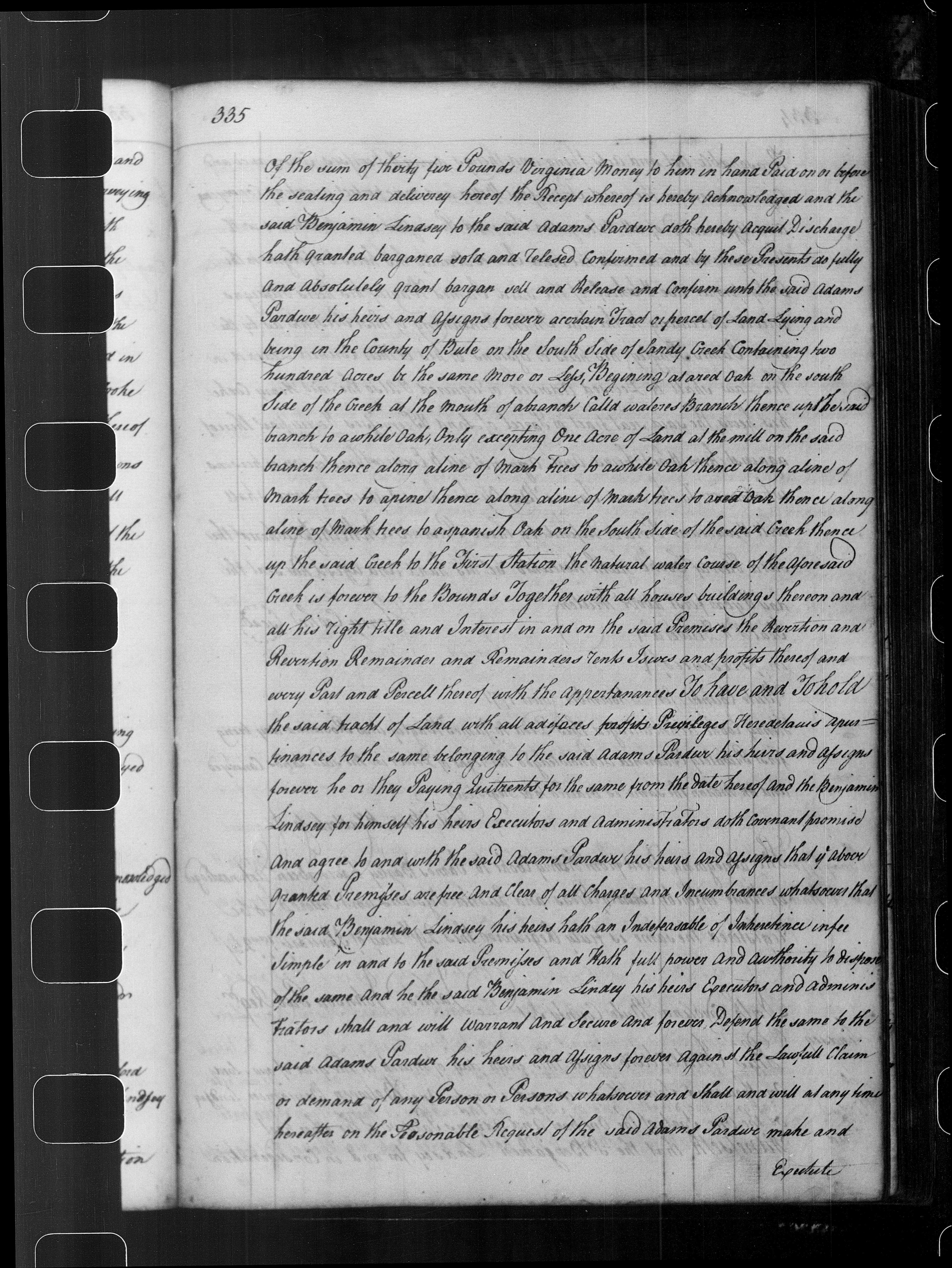 The Children of Dennis Linchey/Lindsey (abt. 1700-1762): Benjamin, Mary ...