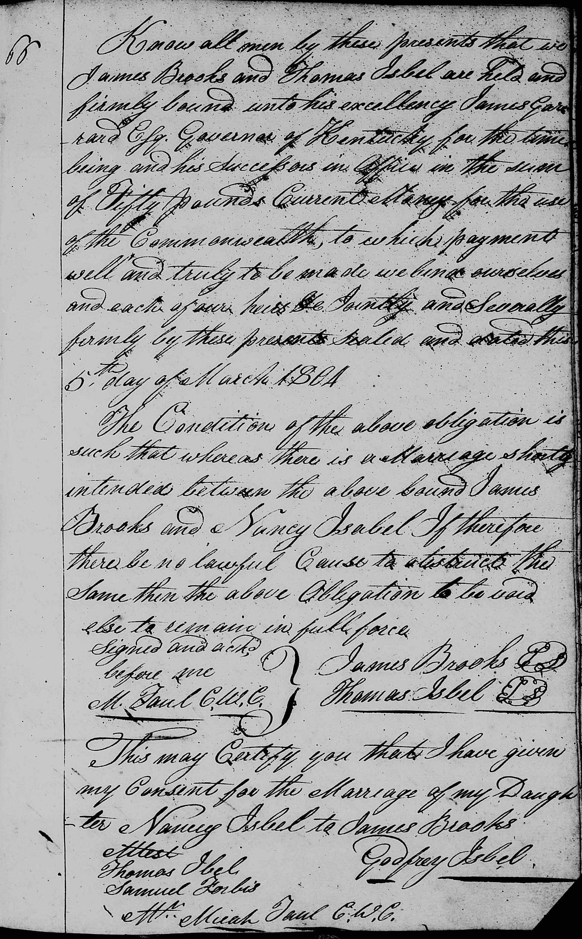 Children of Thomas Brooks (abt. 1747 – 1805) and Wife Margaret: James ...