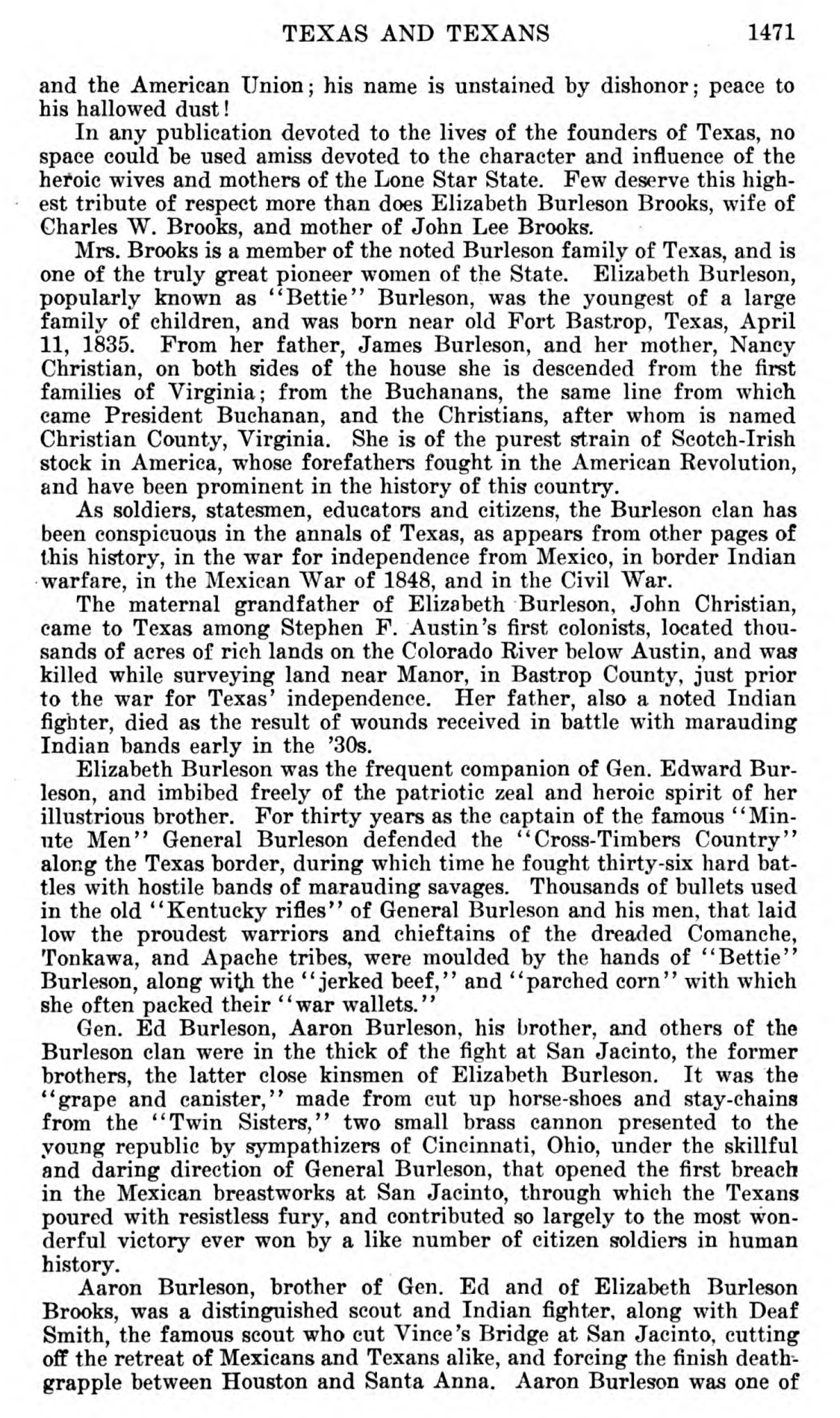 Children of James Brooks (1772-1835) and Wife Nancy Isbell: Charles ...