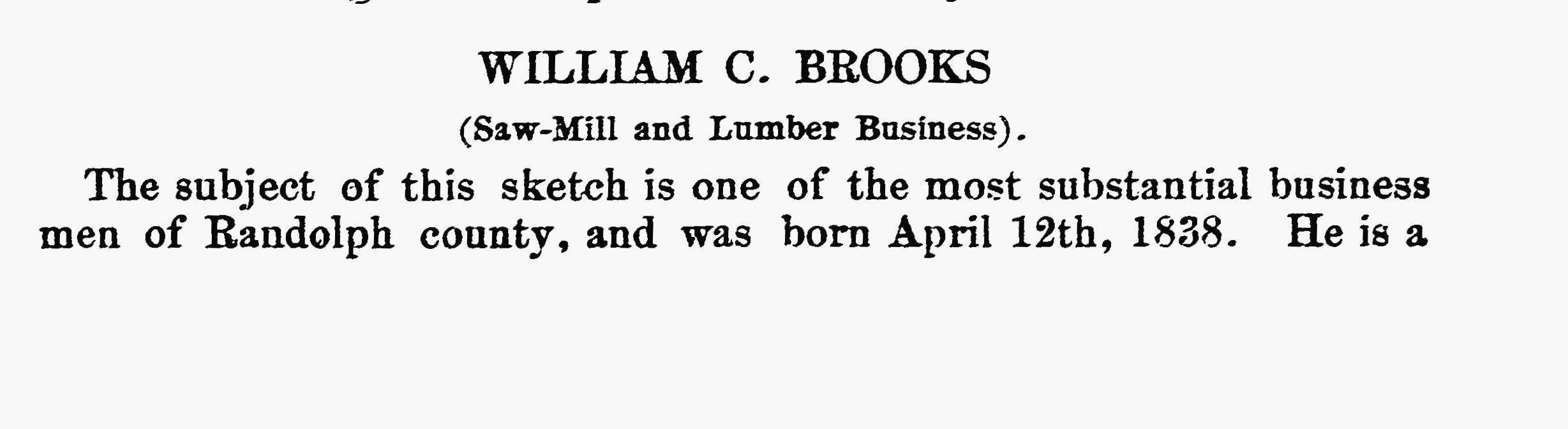 Children of Thomas Brooks (1775 – 1838) and Wife Sarah Whitlock: Thomas ...