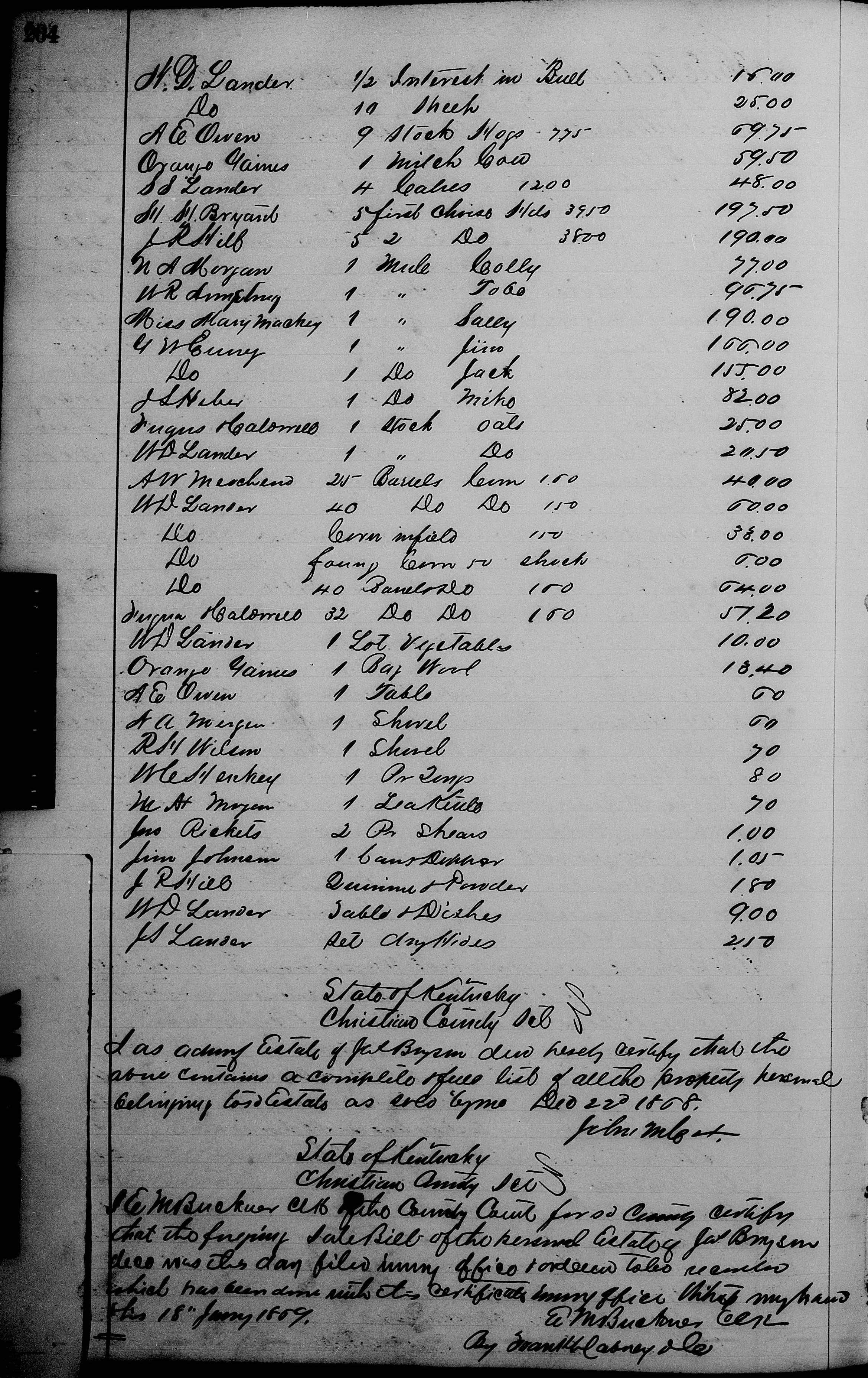 Children of Nancy Whitlock (1778 – 1863) and Husband Abner Bryson ...