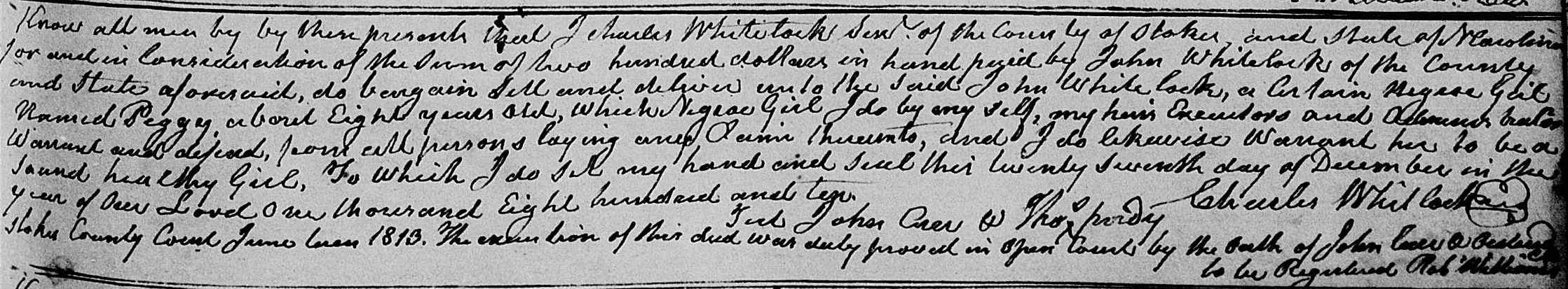 Children of James Whitlock (abt. 1718 – 1749) and Wife Agnes Christmas ...