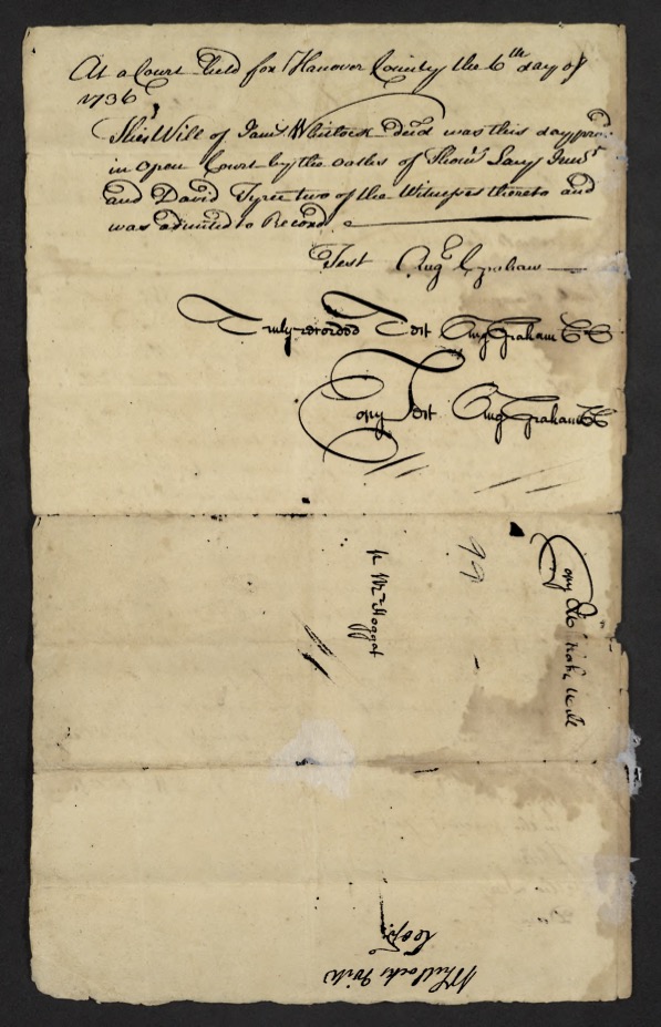 James Whitlock (bef. 1690 – 1736) of New Kent and Hanover County ...