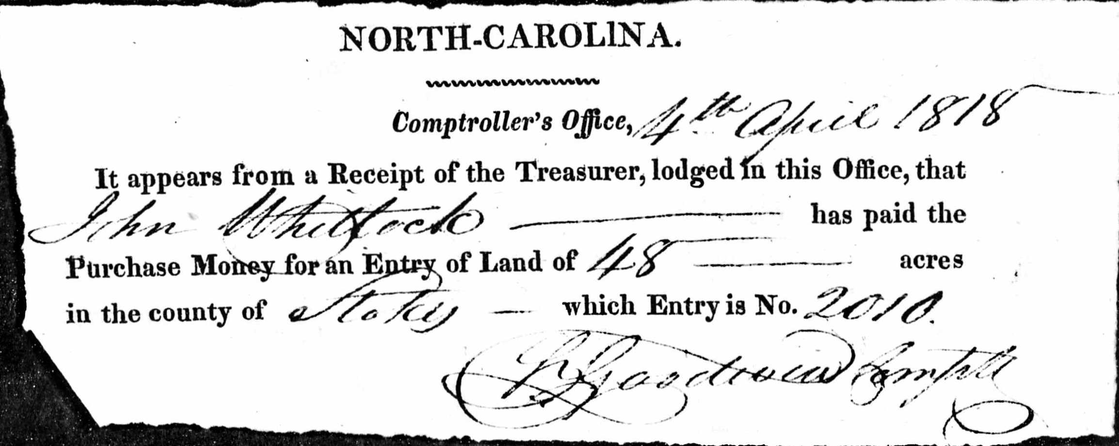 Children of Charles Whitlock (abt. 1739 – 1814) and Wife Esther ...