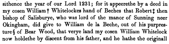 John Whitlock and Agnes de la Beche (died 1491) – BEGATS AND BEQUEATHALS