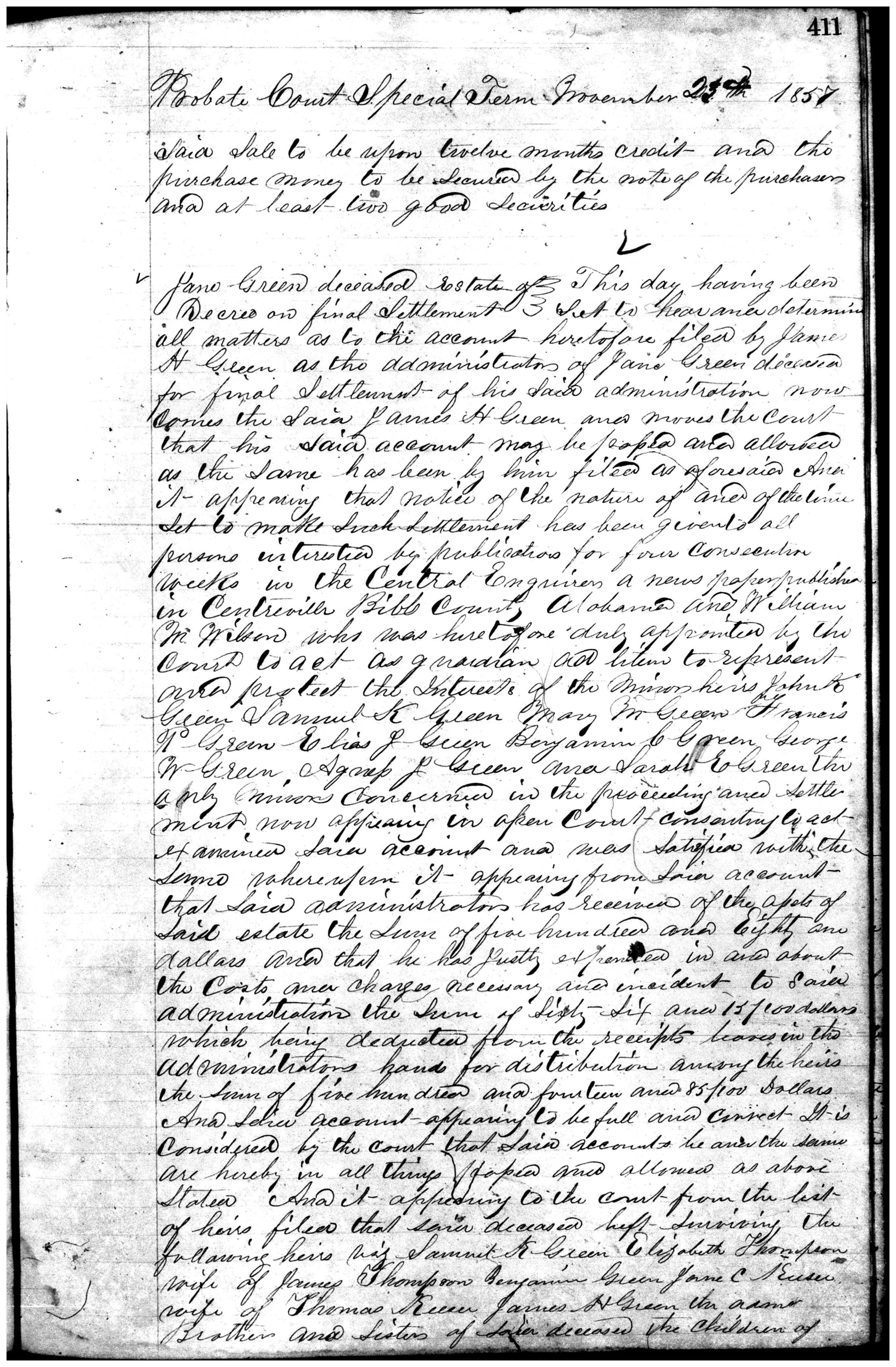 Jane Kerr (1768-1855), Wife of John Green of Pendleton District, South ...