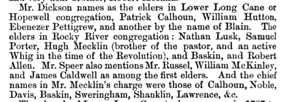Children of Mary Calhoun (abt. 1743-1805) and Samuel Kerr of Abbeville ...