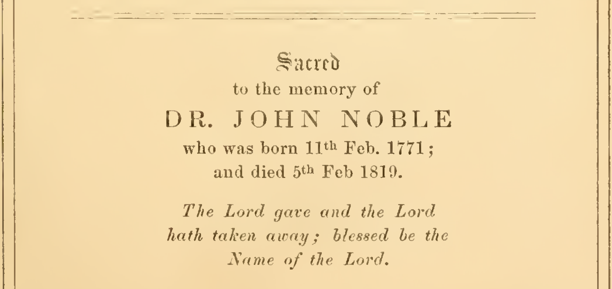Children of Alexander Noble and Catherine Calhoun (1): John, Ezekiel ...