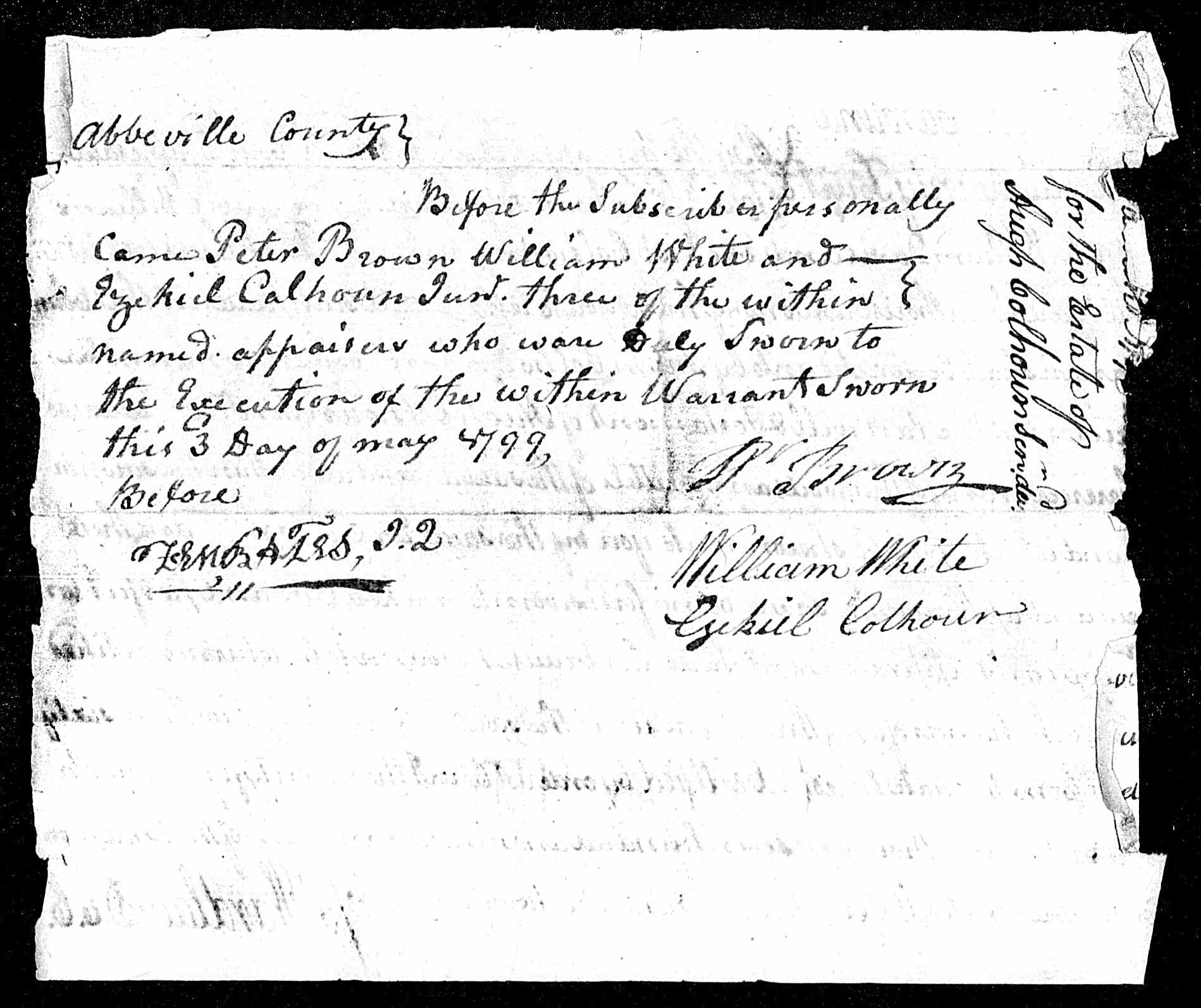 Children of Ezekiel Calhoun and Jean/Jane Ewing: Ezekiel Colhoun and ...